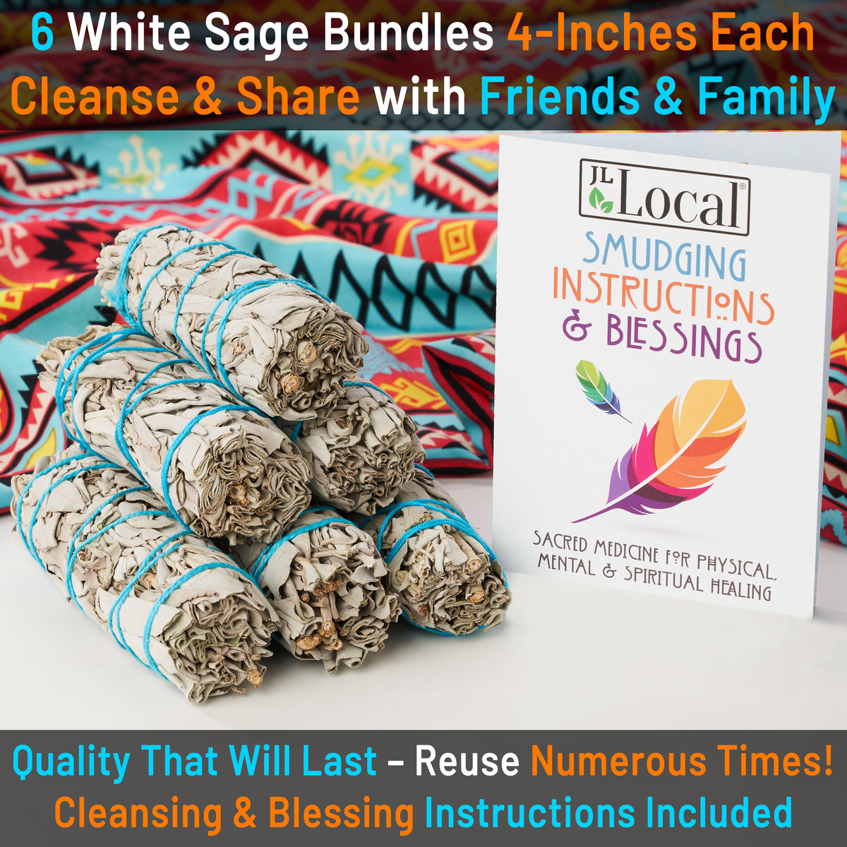 6 Pack White Sage 4-Inch – JL Local